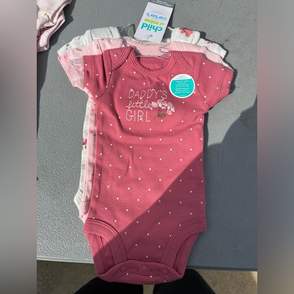Carter's | Matching Sets | 3 Piece Onsie Set Daddys Little Girl Brand ...